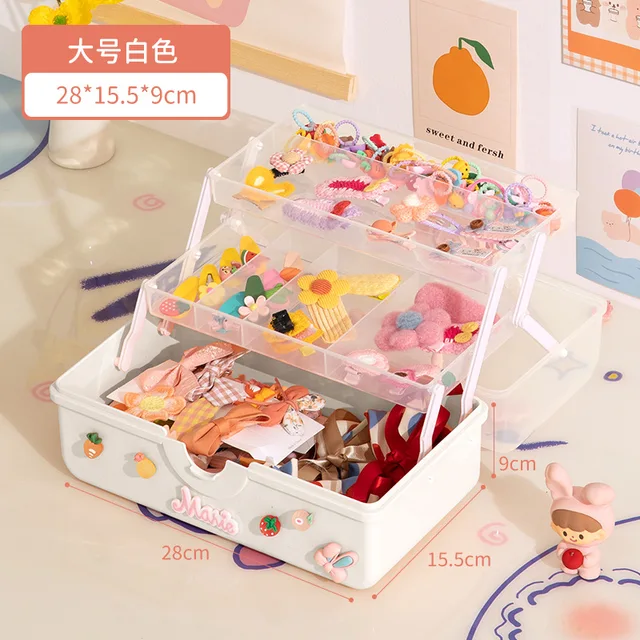 LOXI Cartoon Household Large Multi-function Rubber Band Storage Cute ...