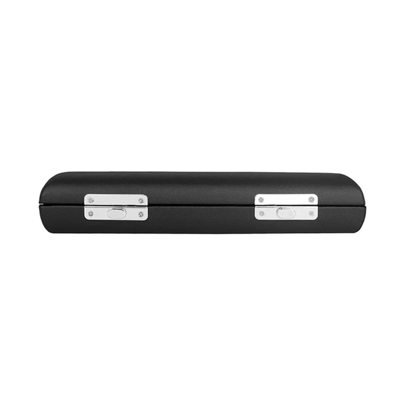 HOES-1 Piece 16-Hole Piccolo Storage Leather Box Black Leather To ...