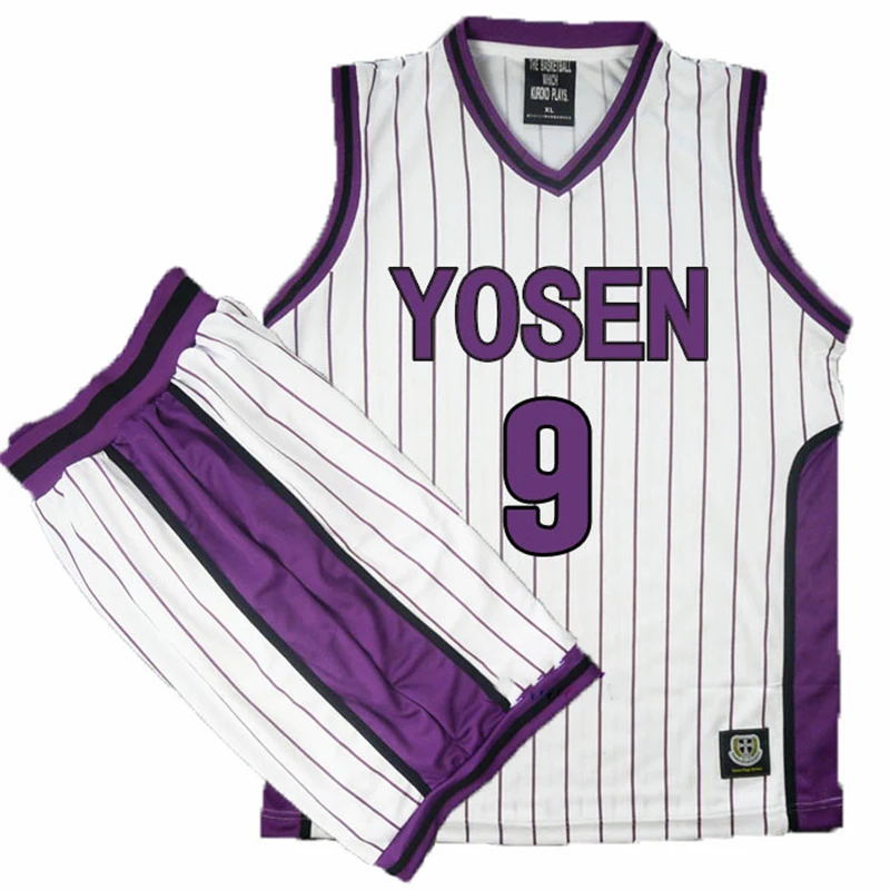 Anime-Yosen-Basket-School-Cosplay-Uniform-Murasakibara-Atsushi-Jersey-9 ...