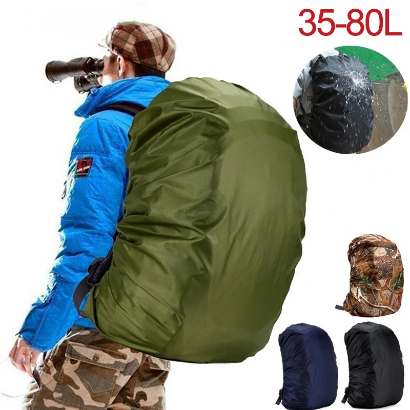 Backpack Rain Cover 35-80l Outdoor Hiking Climbing Bag Cover Waterproof ...