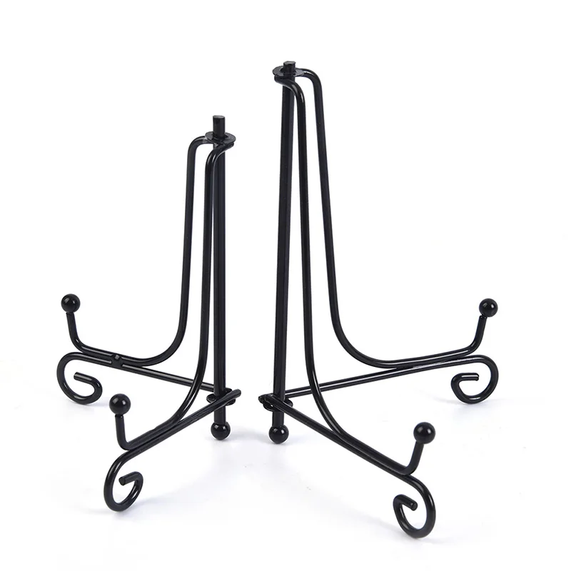 Storage-Rack-Plate-Stands-Iron-Art-Display-Stand-Support-Holder-for ...
