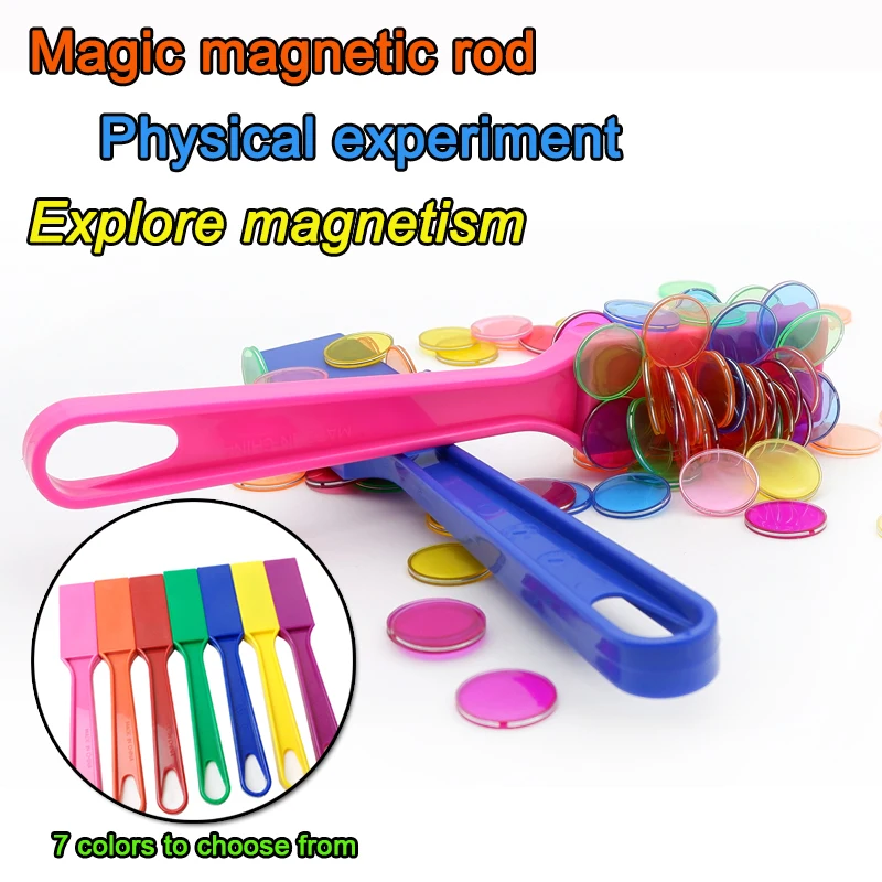 101PCS-magnet-set-metal-ring-transparent-sheet-physical-magnetic ...