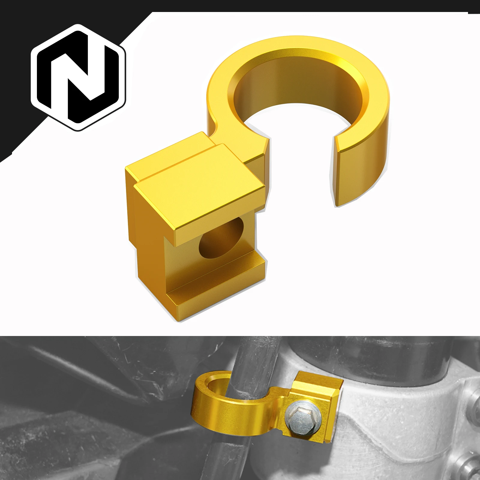 NICECNC For Suzuki DRZ400SM 2005-2024 Front Brake Hose Mounts Cable ...