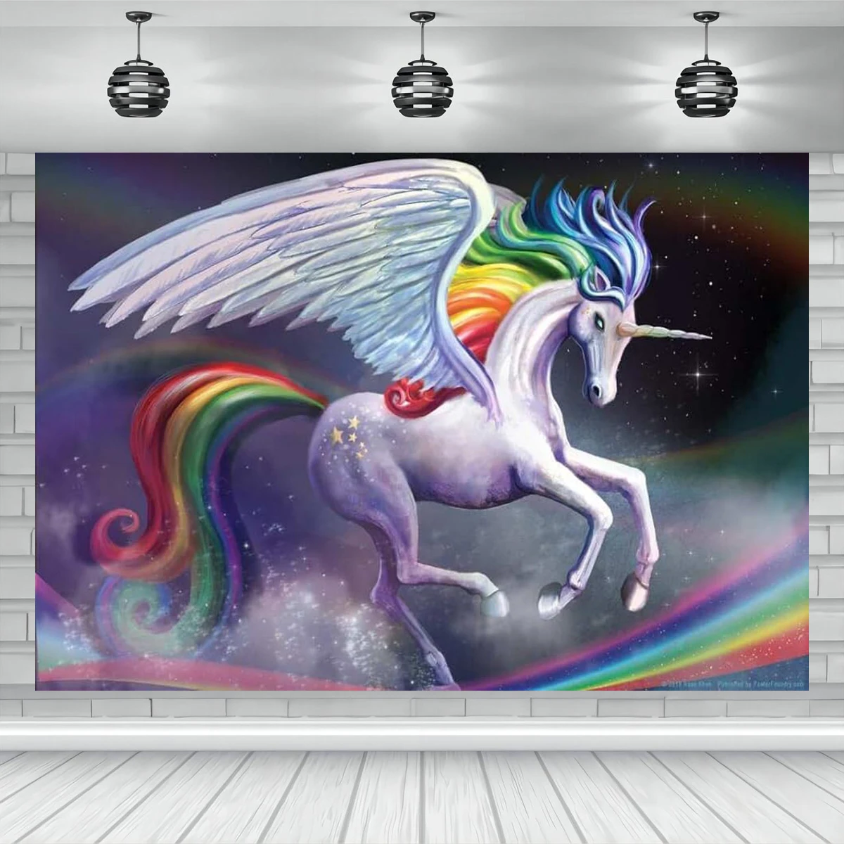 Colorful-Unicorn-Backdrop-For-Birthday-Party-Background-Newborn-Baby ...