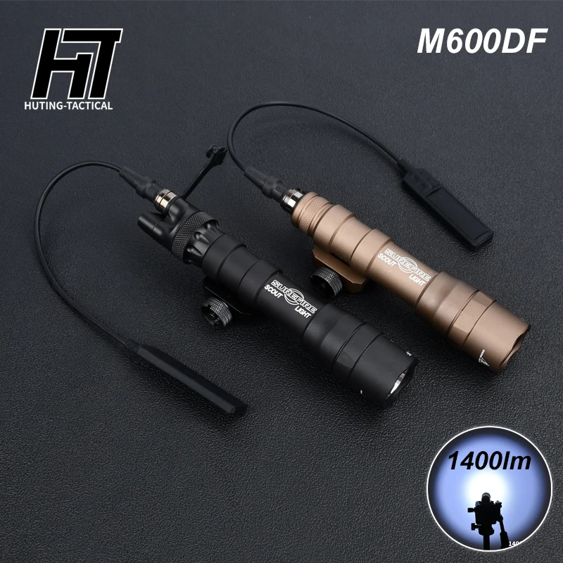 Surefir M600 M600DF 1400 lumens High power Airsoft Tactical Flashlight ...