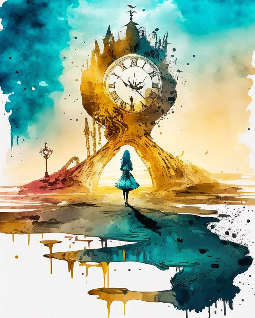 Surrealist Art Clocks