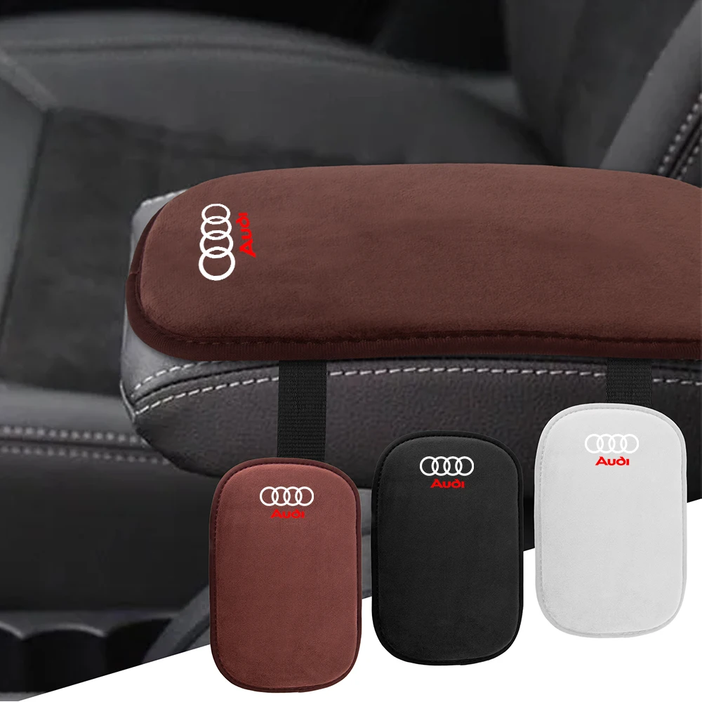Car-Accessories-Suede-Leather-Armrest-Mat-Arm-Rest-Protection-Cushion ...