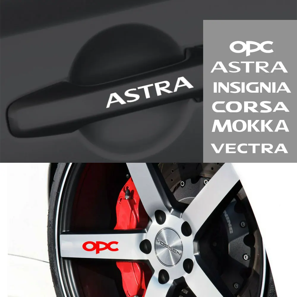 8pcs-For-OPEL-OPC-Astra-Insignia-Corsa-Mokka-Vectra-decals-stickers-for ...