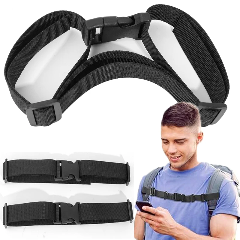 Backpack-Chest-Bag-Strap-Harness-Adjustable-Shoulder-Strap-For-Bag ...