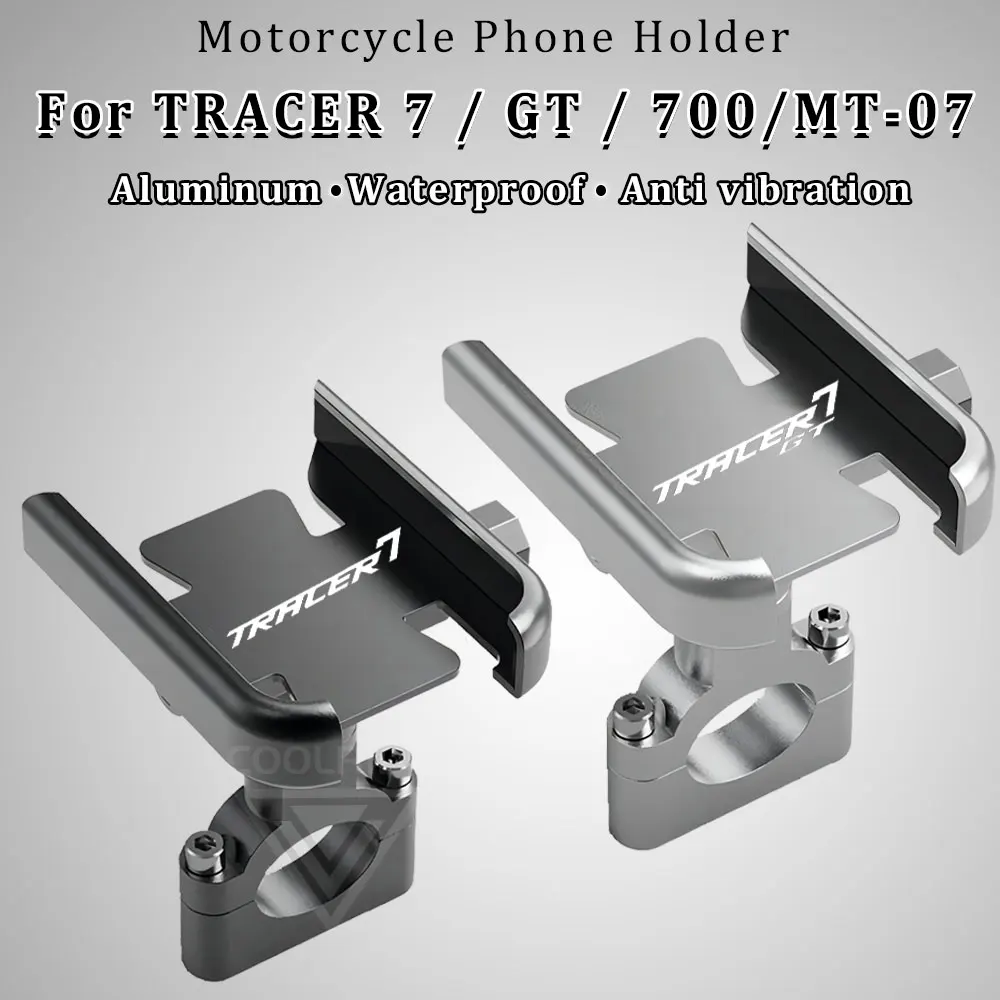 Motorcycle Phone Holder Aluminum Tracer 700 Accessories 2023 for Yamaha ...