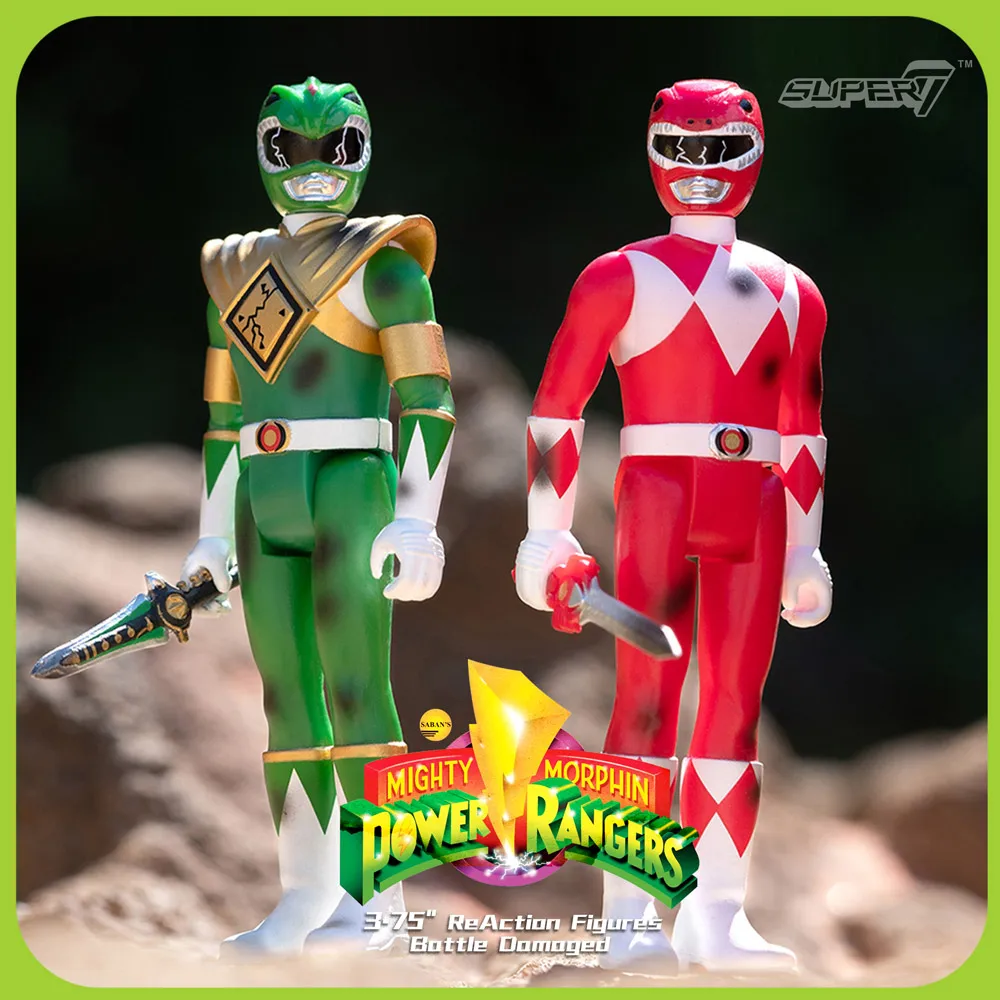 Super7-Mighty-Morphin-Power-Rangers-Reaction-Red-Ranger-Green-Ranger ...