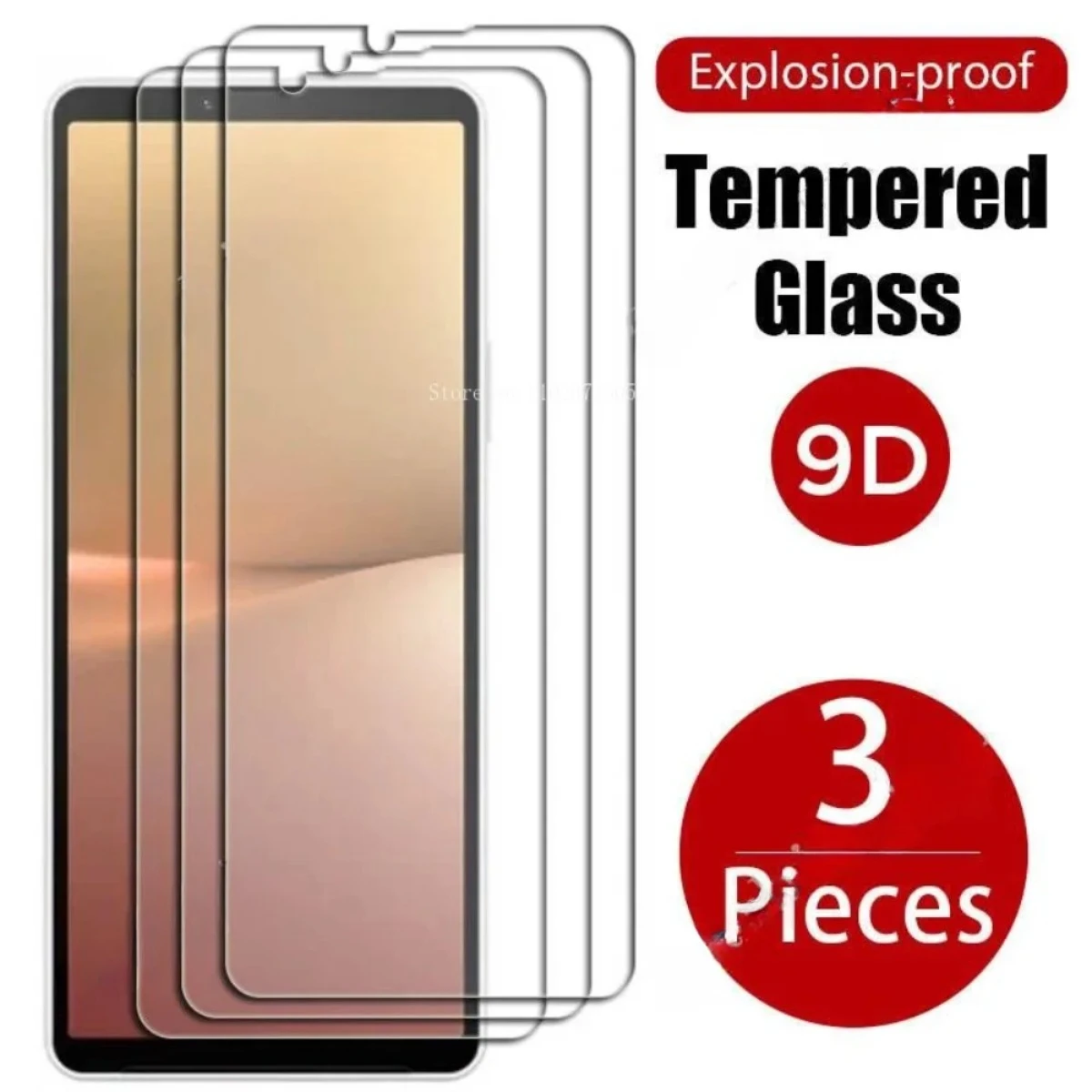 3PCS Tempered Glass For Sony Xperia 10 VI V IV III Xperia1 VI V IV III ...