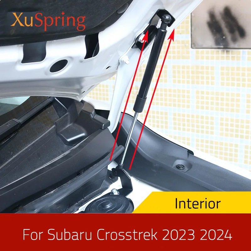 For Subaru Crosstrek 2023 2024 Car-Styling Refit Bonnet Hood Gas Shock ...