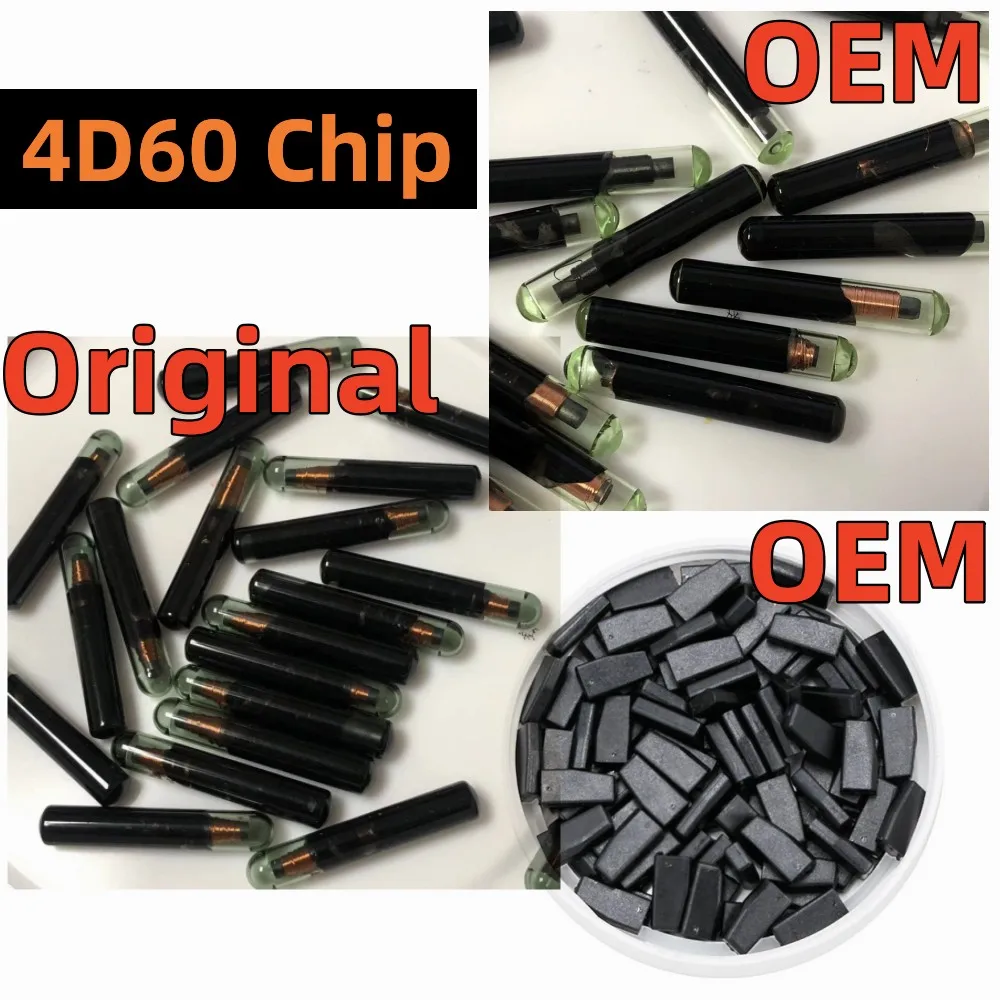 10PCS-4D60-Big-Glass-Chip-Car-Key-Chip-cerame-4D-ID60-Glass-Transponder ...