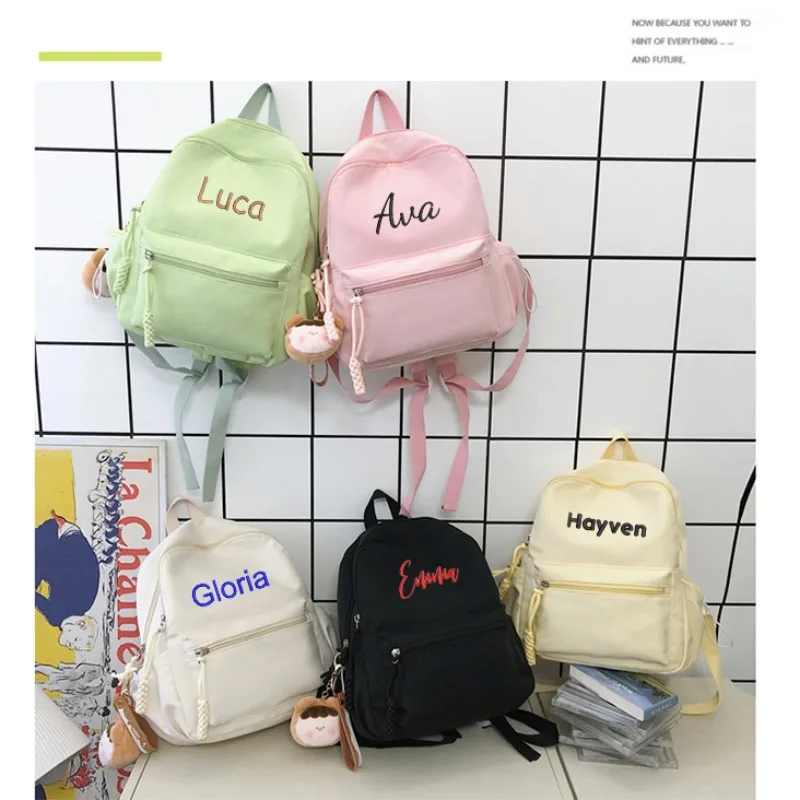 Custom-Name-Cute-Bag-Pack-School-Bag-for-Girl-s-Personalised ...
