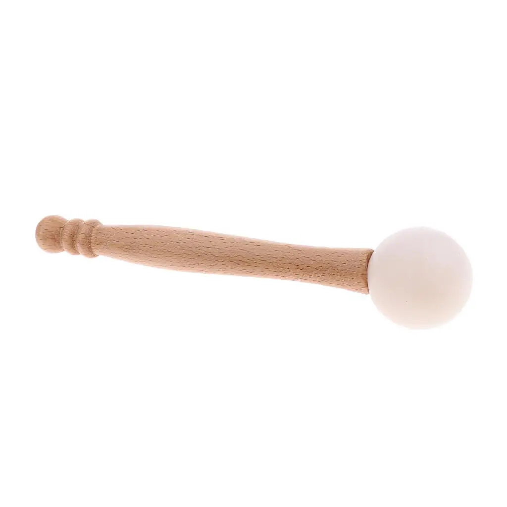 Wooden-Drumstick-Singing-Bowl-Rubber-Mallet-Drummer-Percussion ...