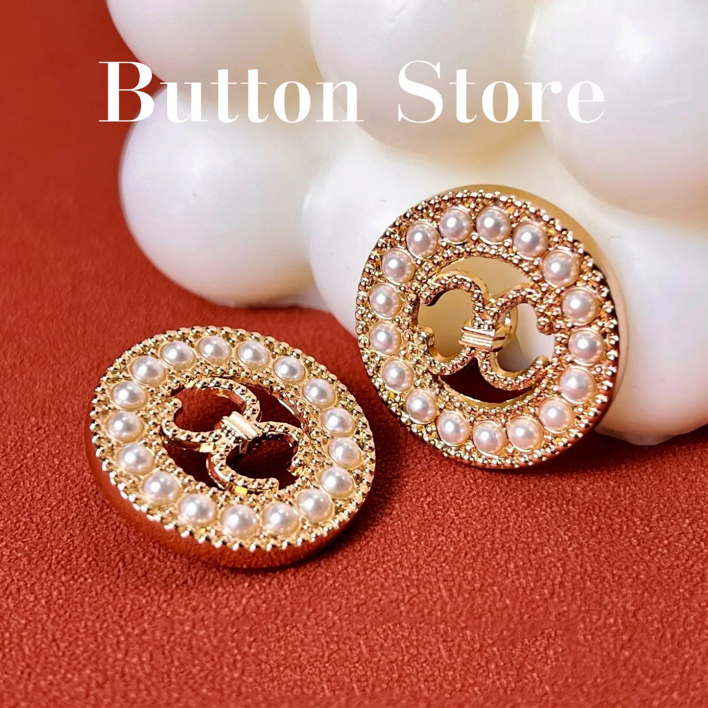 6Pcs-Metal-Brand-Buttons-18-23mm-Alloy-Pearl-button-Coat-Suit-Button ...