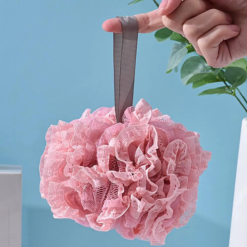 1pc-Soft-Mesh-Large-Ball-Bath-Sponge-Balls-Lace-Cleaning-Brush-Shower ...