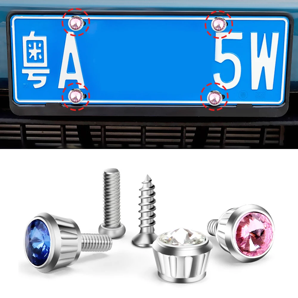 License Plate Frames License Plate Screws 76 Pc Super Stainless Steel ...