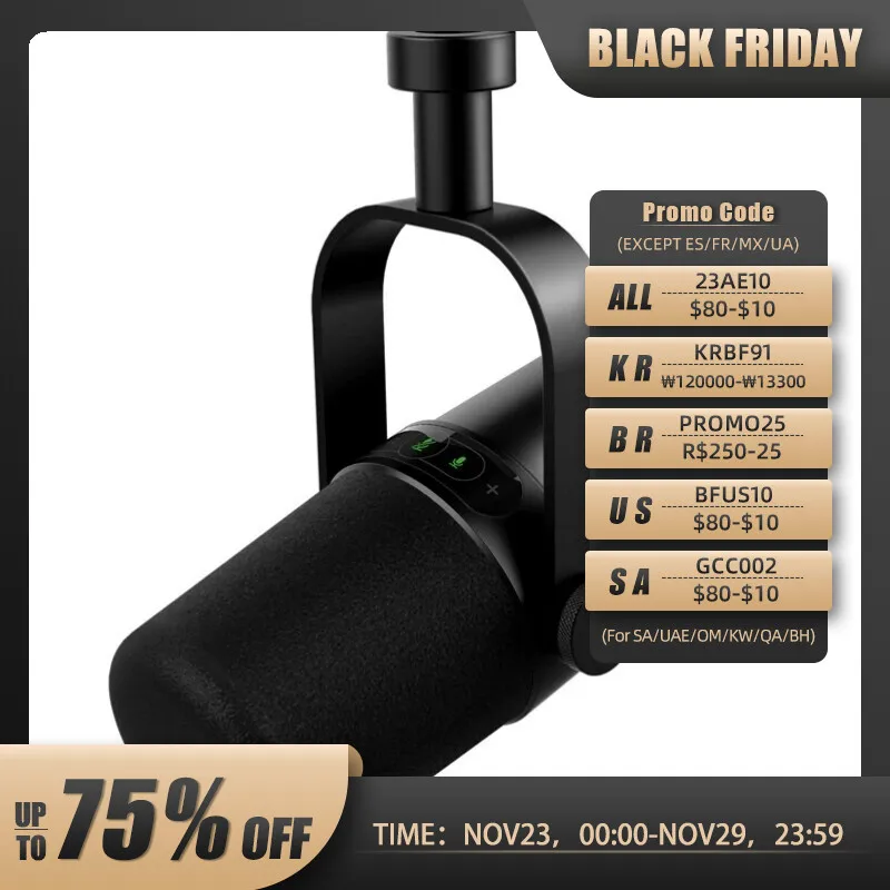 Professional-USB-XLR-Dynamic-Microphone-for-Broadcast-Podcast-Recording ...