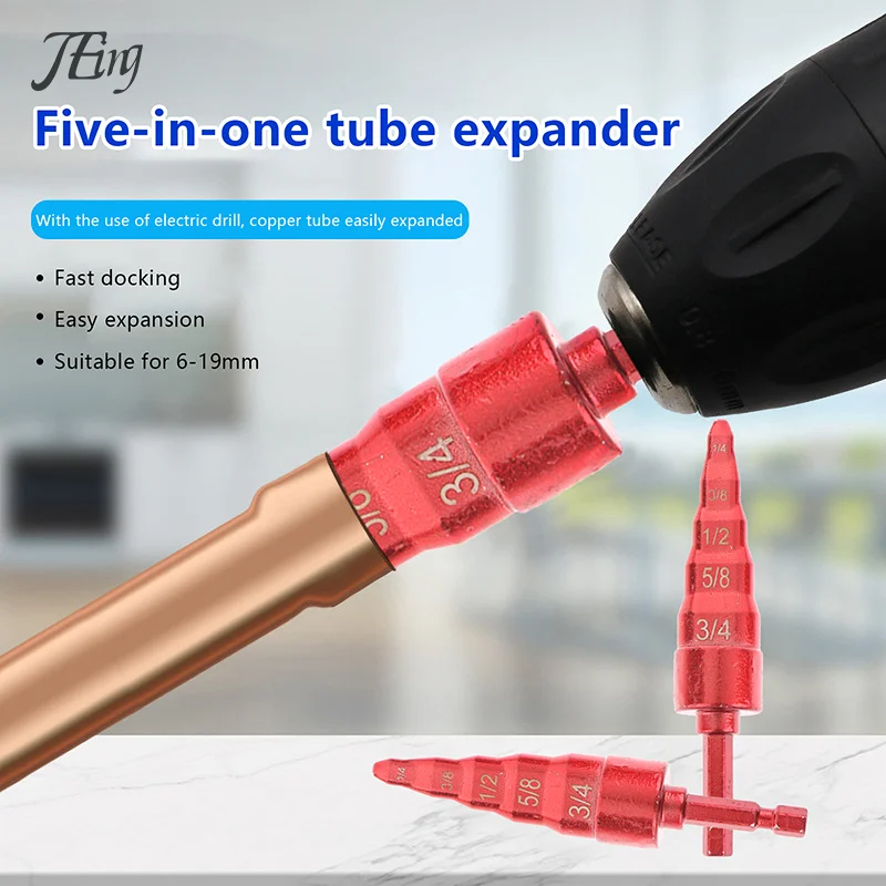 Ar-Condicionado-Copper-Pipe-Expander-estampagem-Broca-Set-Soft-Tube ...