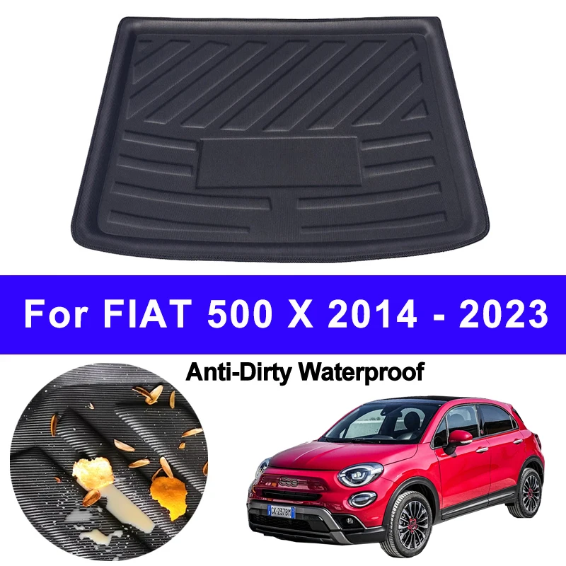 Car Auto Rear Boot Cargo Liner Tray Trunk Mat Carpet for FIAT 500 X ...