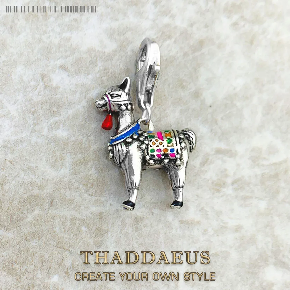 Alpaca-Llama-Charms-Pendant-Real-925-Sterling-Silver-Fashion-Cute-Gift ...
