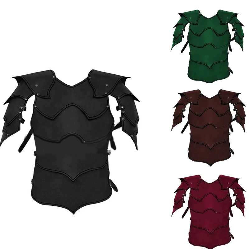 Men-Medieval-Costume-Shoulder-Armour-Chest-Shield-Shoulder-Armors-Chest ...