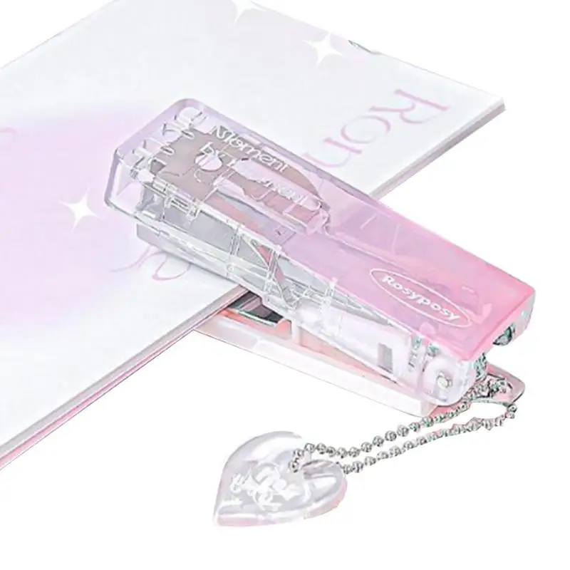 Cute-Stapler-Gradient-Transparent-Stapler-For-Kids-Lightweight-And ...