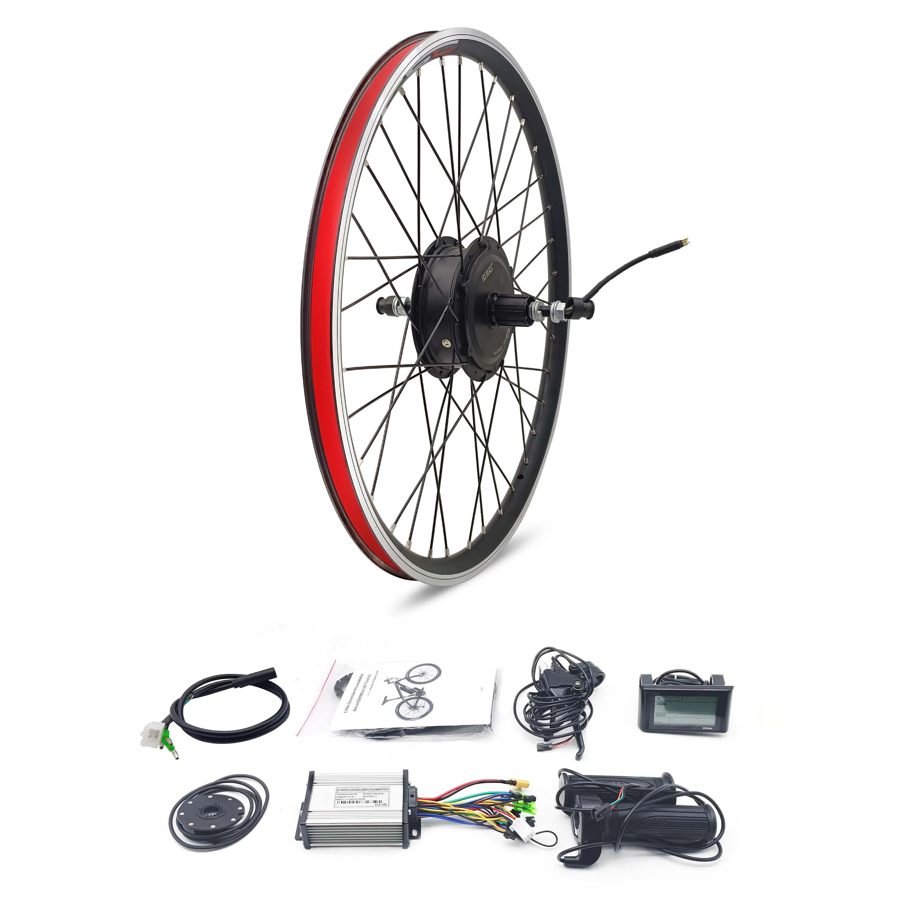 CSC-Electric-Bicycle-Conversion-Kit-48v-500W-750W-EBike-Brushless-Hub ...