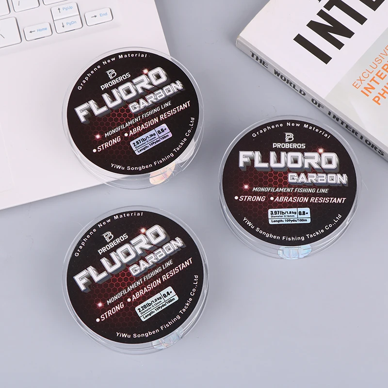1pc-100M-Fluorocarbon-Coating-Fishing-Line-2-2LB-29-3LB-Carbon-Fiber ...