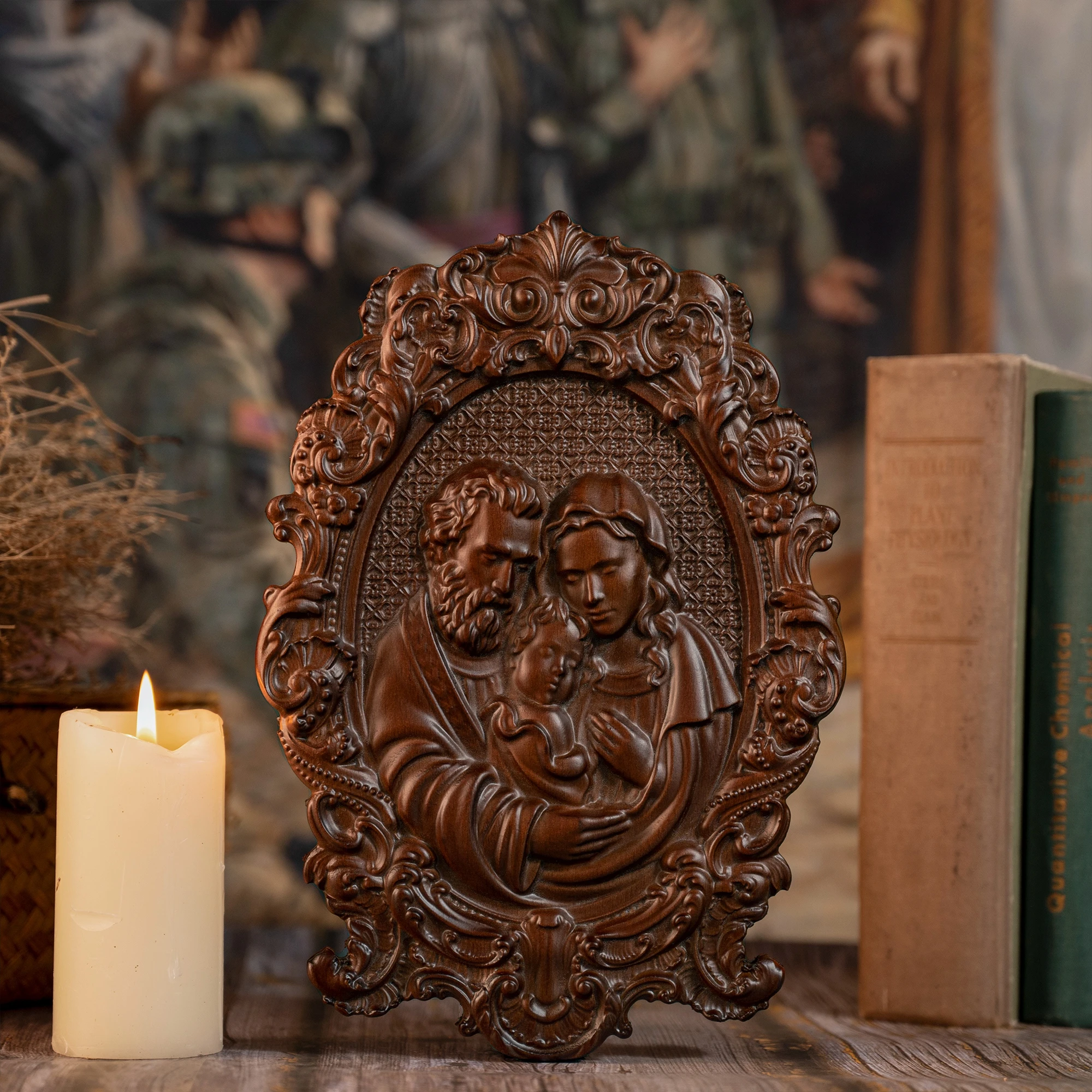 Holy Family Wooden Icons Catholic Religious Items Home Wall Decor ...