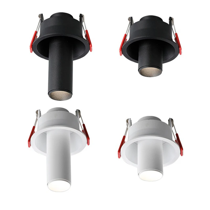 LED Long Downlight COB Spotlight Recessed Dimmable Anti-glare 10W 12W ...