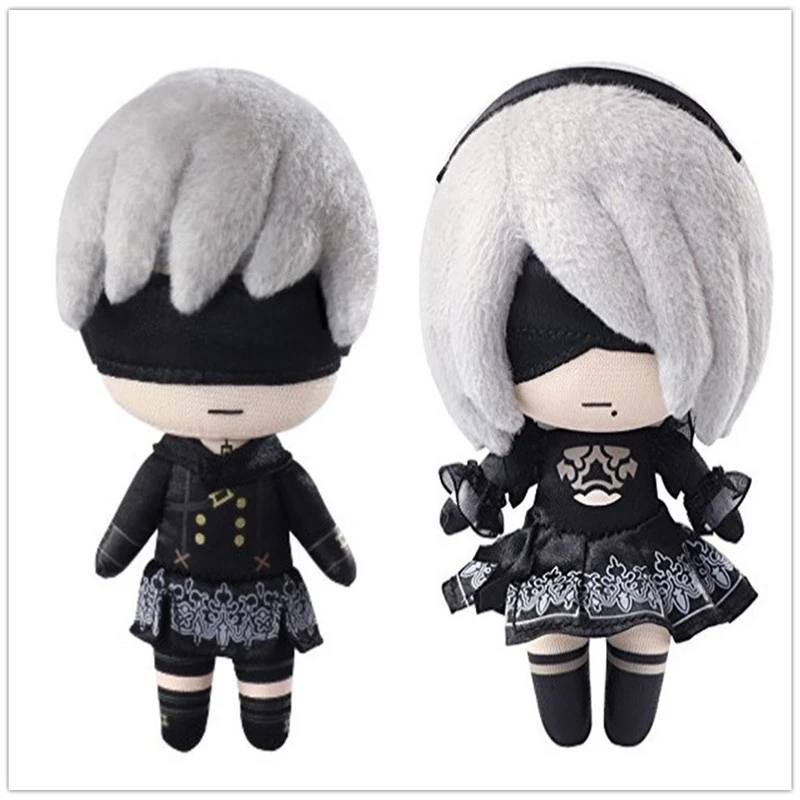 Nier Automata 2b peluche de dibujos animados para niños, muñeco de ...