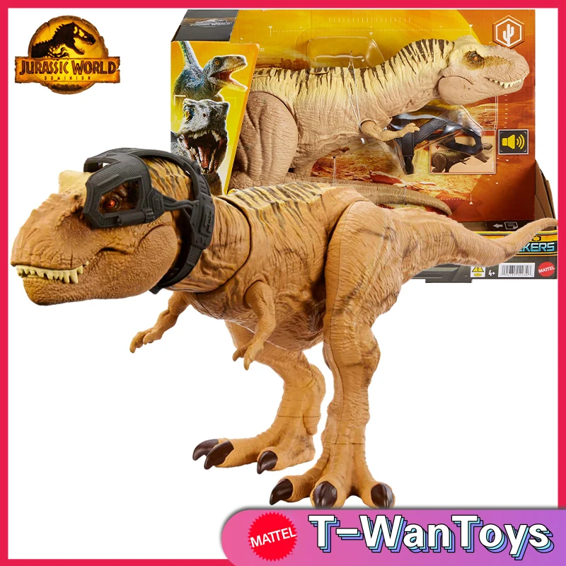 Mattel-Jurassic-World-Hunt-and-Chomp-Dinosaur-Toy-Tyrannosaurus-T-Rex ...