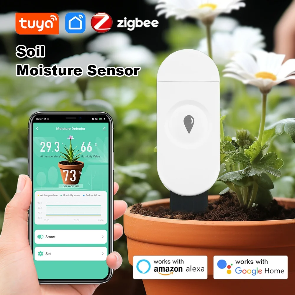 Tuya Smart Life ZigBee Sensor de humedad del suelo Sensor de ...