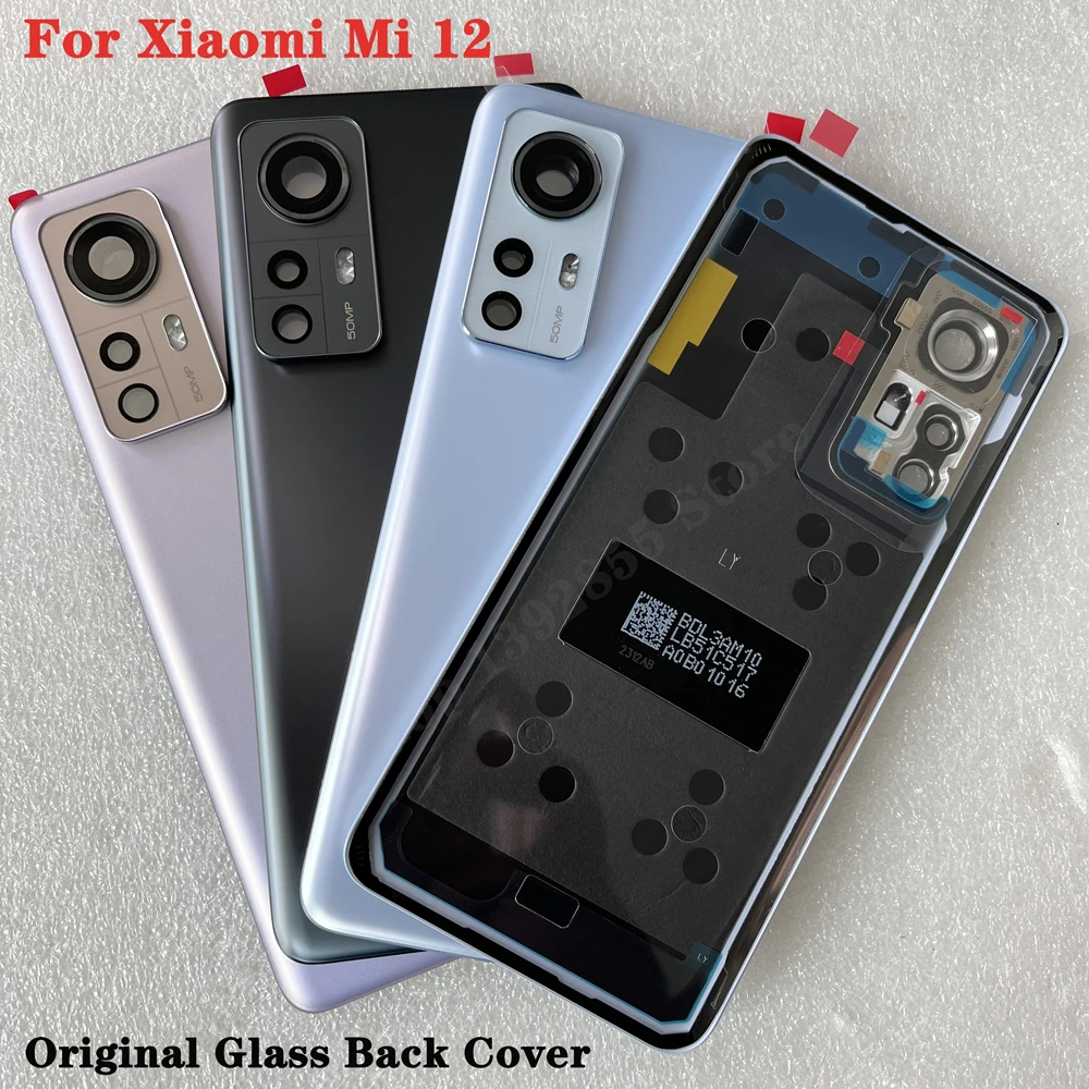 Original-For-Xiaomi-Mi-12-Back-Case-Ceramic-Battery-Cover-For-Mi12 ...