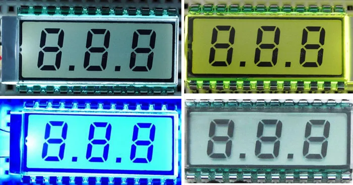 24PIN TN Positive Display Screen Ultra-Wide Temperature 3-Digits ...