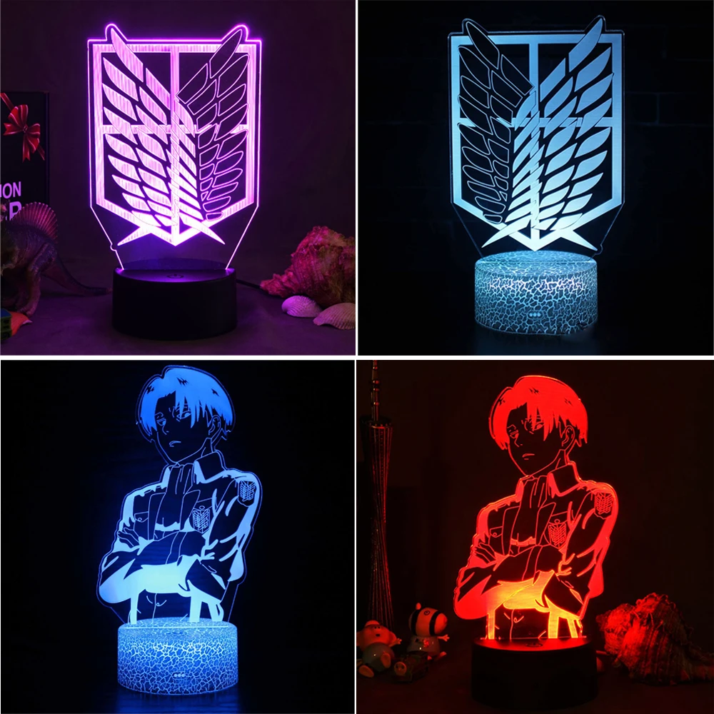 L-mpara-de-Anime-Attack-on-Titan-3D-para-jugadores-luz-LED-de-noche-7 ...