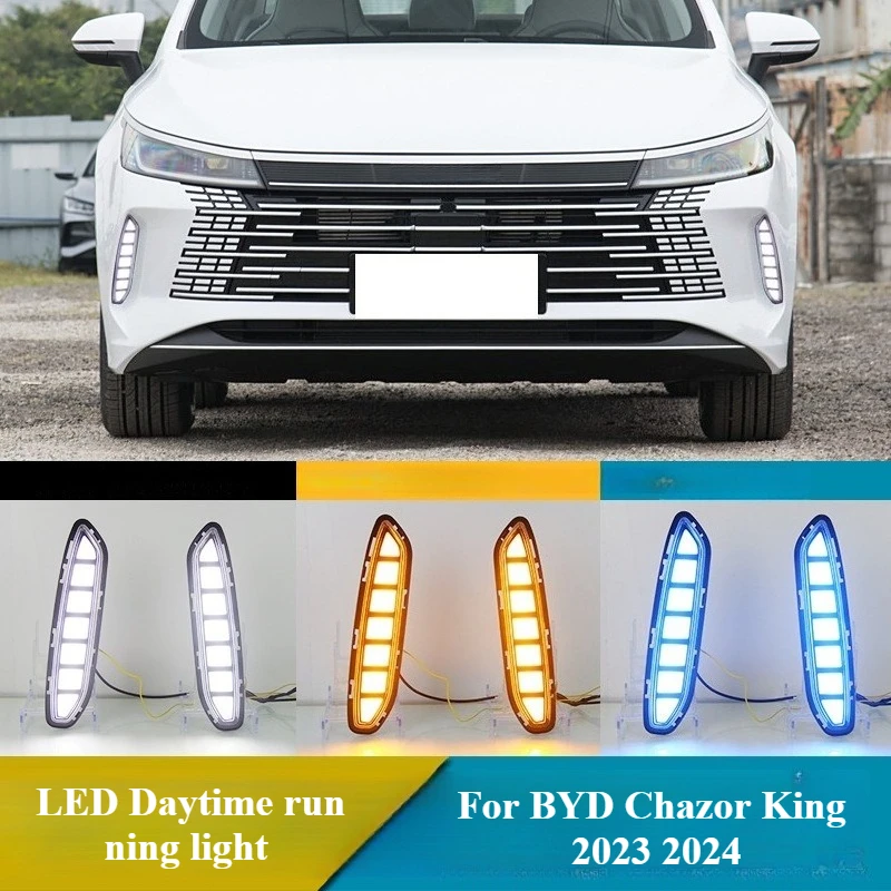 LED Daytime Running Light for BYD Chazor King 05 2023 2024 Dynamic Turn ...
