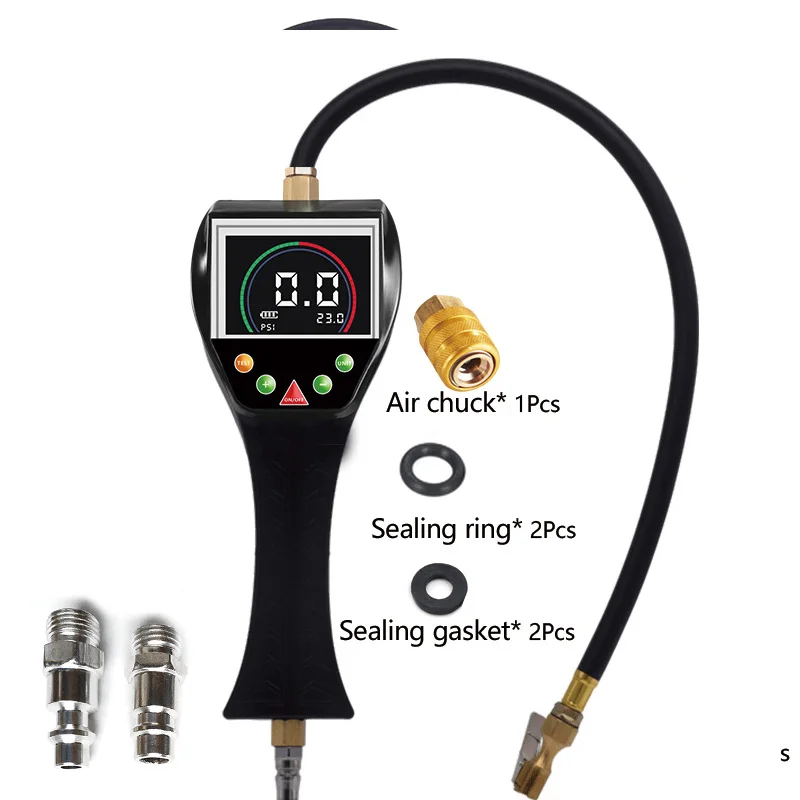 LCD-Tire-tyre-Inflate-Pre-set-Pressure-Fully-Automatic-Inflator-4-Pressure-Unit-LCD-Digital ...