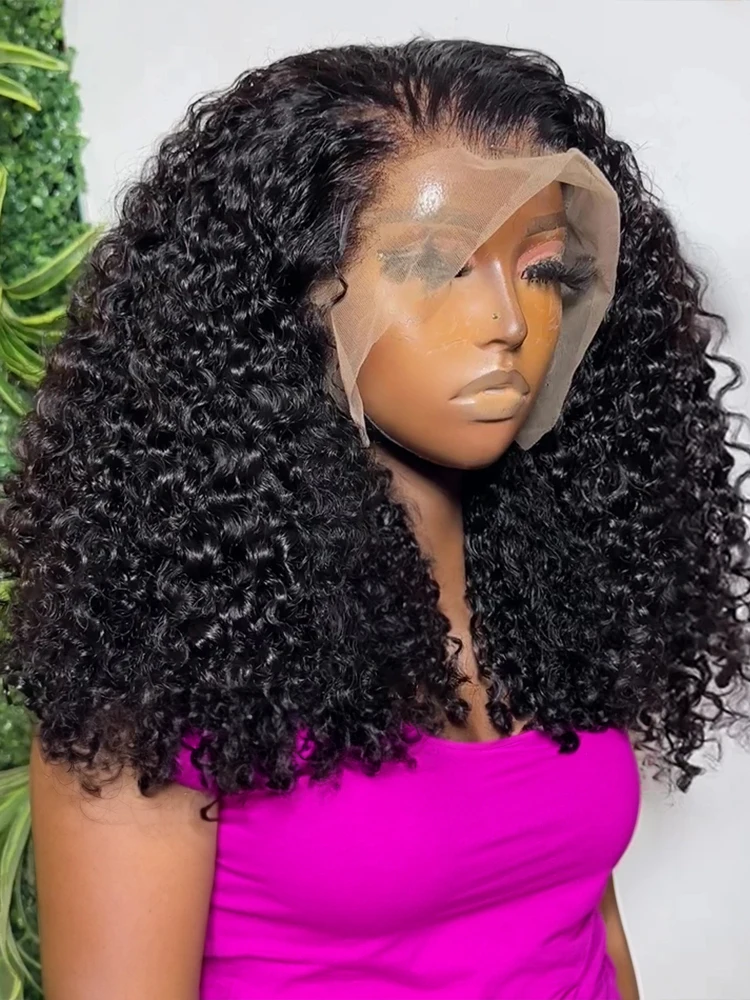 Glueless-Curly-Bob-Perucas-Brasileiras-Cabelo-Humano-Onda-Profunda ...