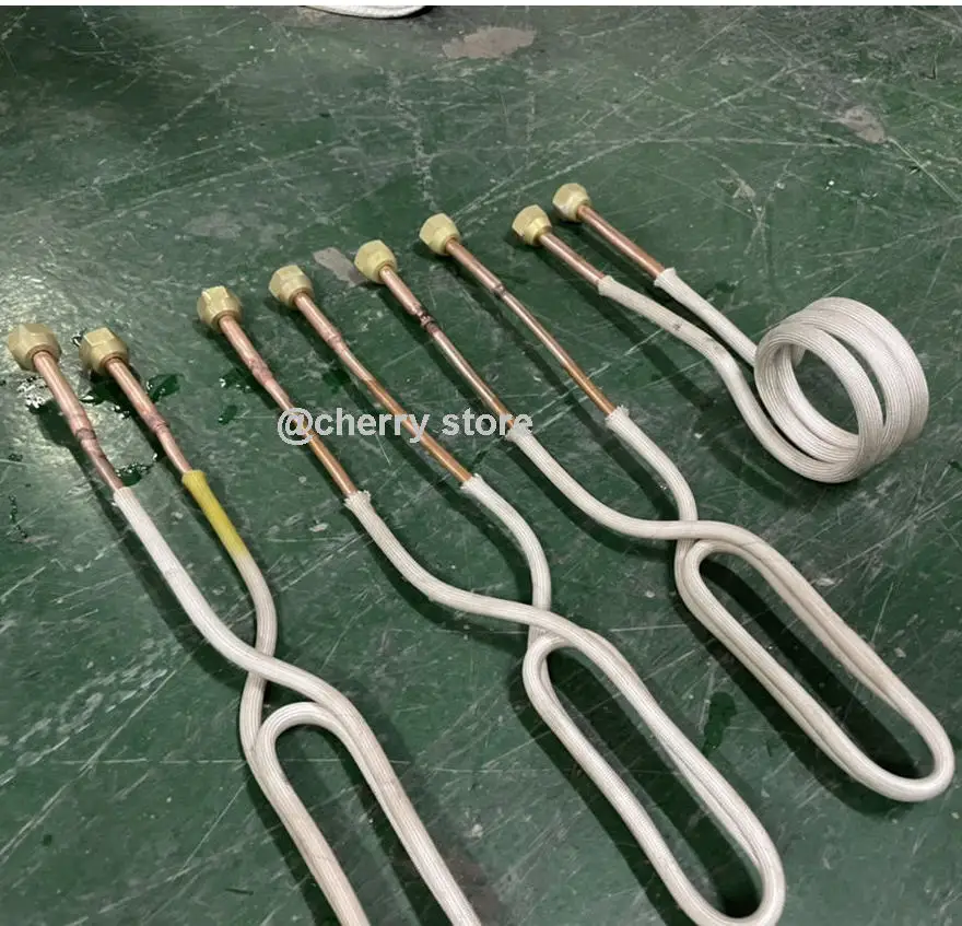 Elliptic-shape-Induction-heating-coil-Box-heating-copper-rings-welding ...