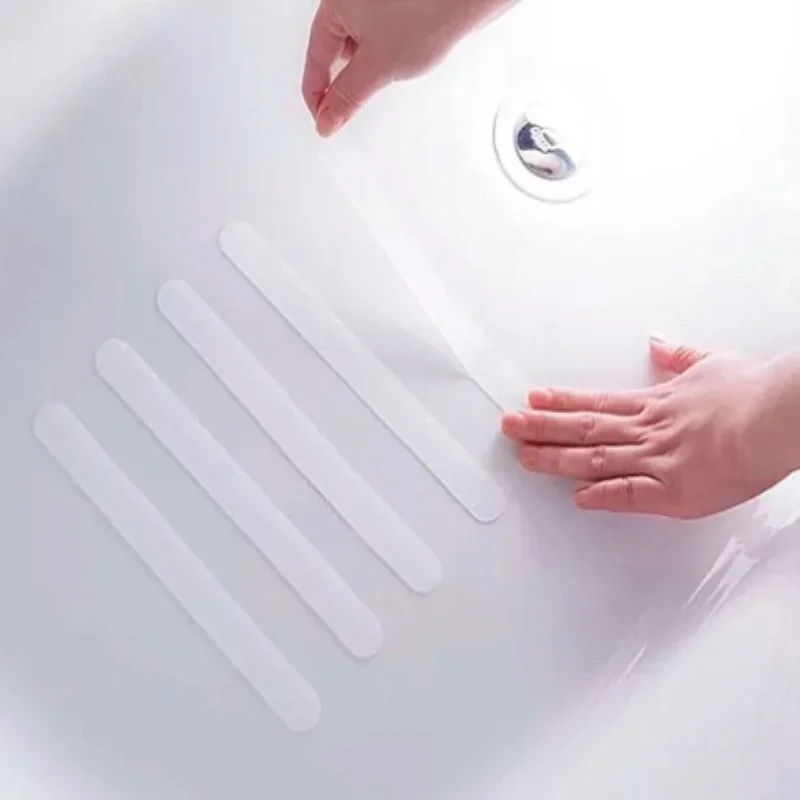 6-24Pcs-Anti-Slip-Shower-Stickers-Transparent-Bathroom-Bathtub-Self ...