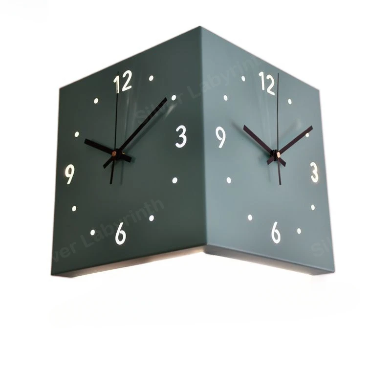 Ins-Wind-Corner-Clock-Wall-Living-Room-Creative-Simple-Modern-Wall ...