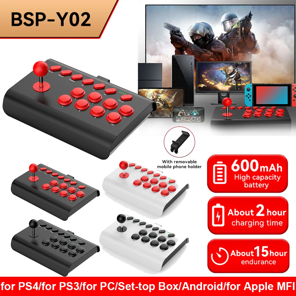 Pot-vel-Arcade-Game-Stick-Joystick-Controller-para-Nintendo-Switch-PS4 ...