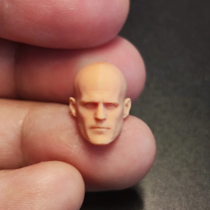 1 18 Scale Jason Head Sculpt Unpainted Fit 3 75 Figure 1 24 Scale