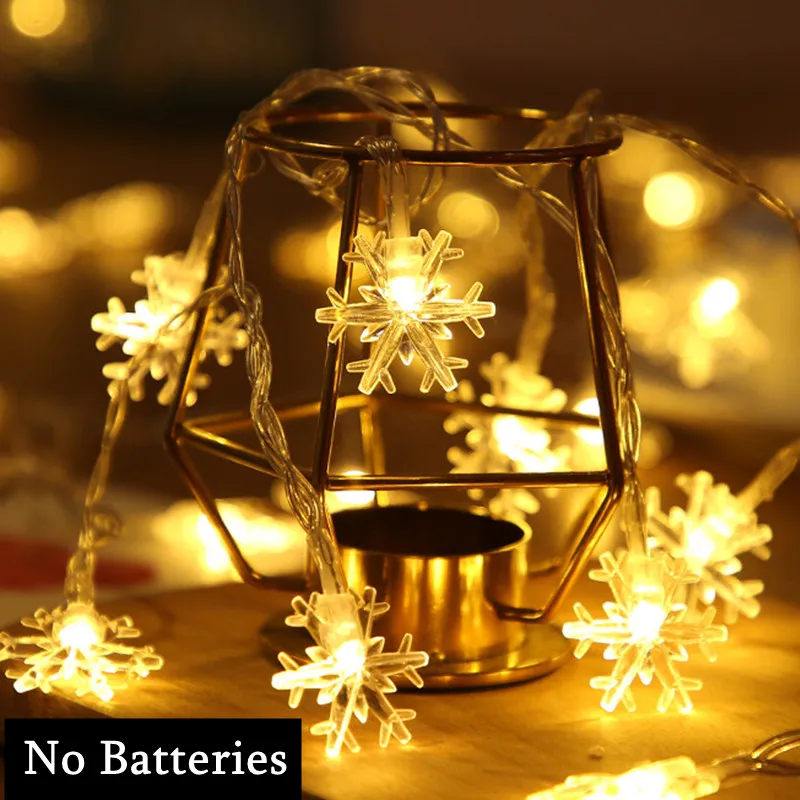 2-3-6M-Christmas-Tree-Snowflake-LED-String-Lights-Banner-Home ...