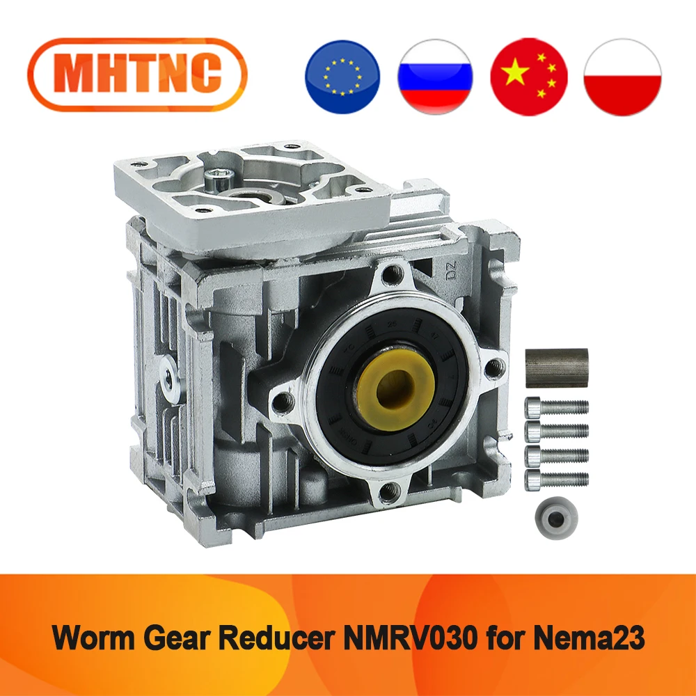 Worm-Gear-Reducer-NMRV030-High-Torque-Gearbox-Reducer-Input-11mm-Output ...