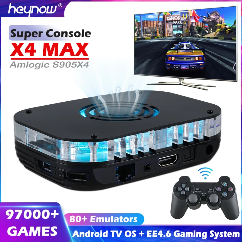 HEYNOW-Amlogic-S905X4-Retro-Video-Game-Console-X4-Max-Super-Console ...